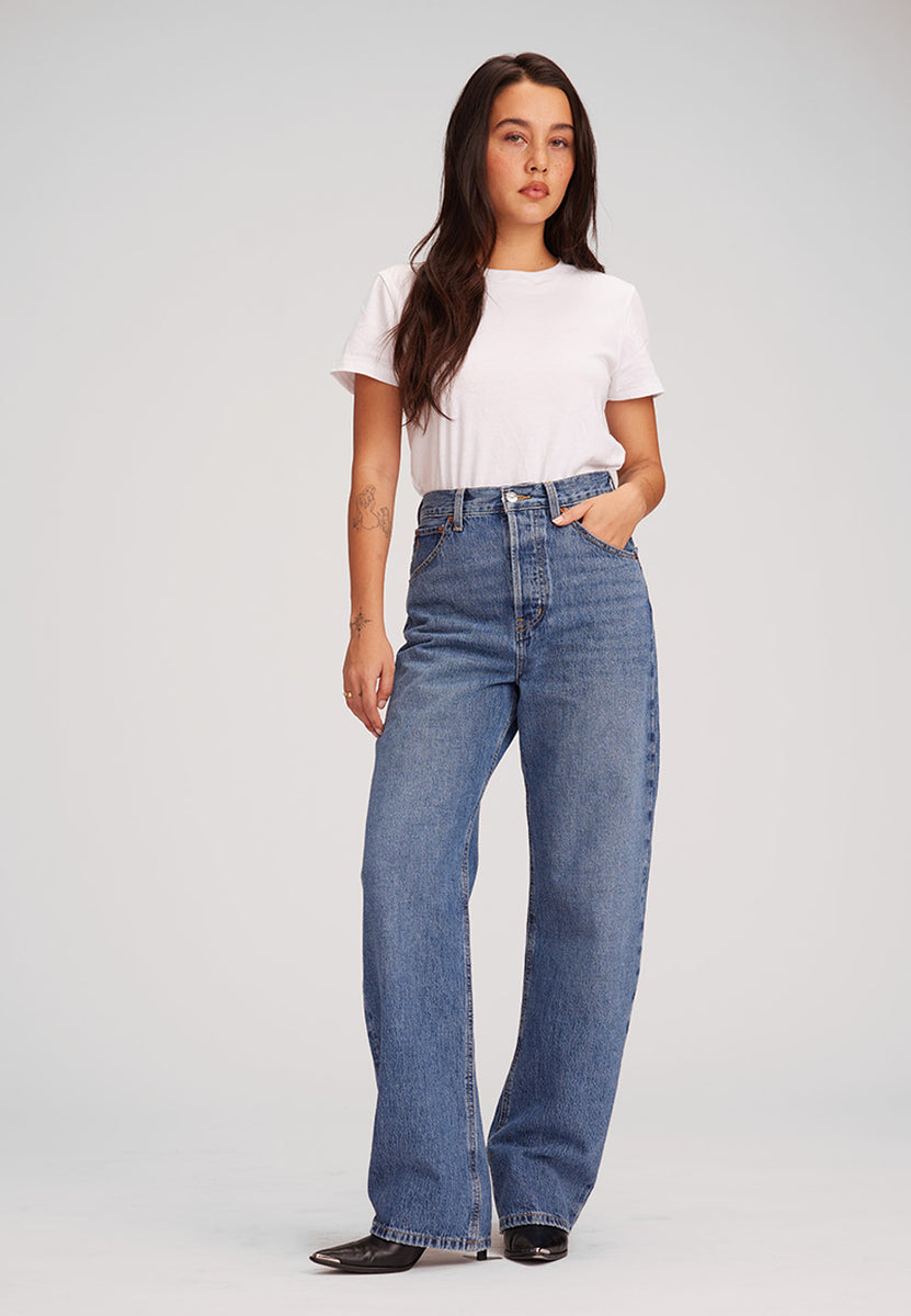 Jett High Rise Arched Leg - Gold Rush (FINAL SALE) – ÉTICA Denim